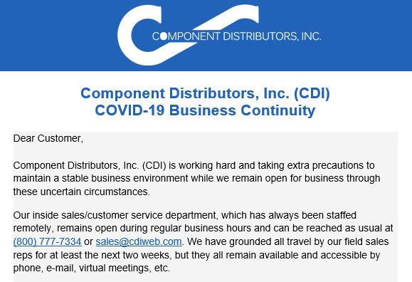 Component Distributors, Inc. (CDI) News – Page 9 – Blog for Engineers