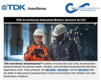 TDK InvenSense from Component Distributors