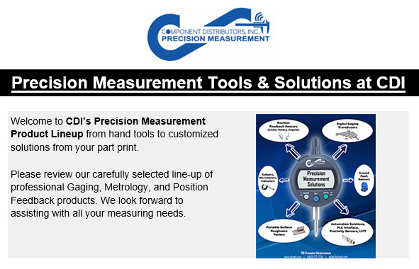 Precision Measurement – Component Distributors, Inc. (CDI) News